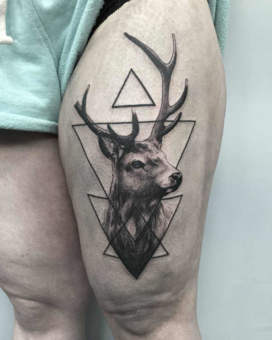 Tatuaggio Cervo: Significato, Idee e Foto - Tatuaggio.co