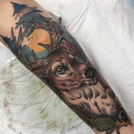 Tatuaggio Cervo: Significato, Idee e Foto - Tatuaggio.co