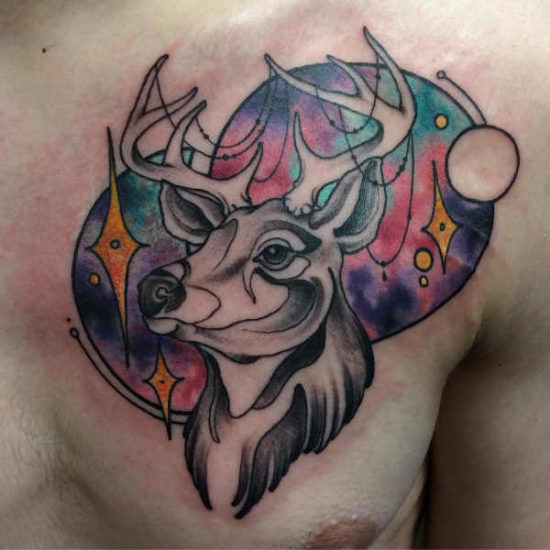 Tatuaggio Cervo: Significato, Idee e Foto - Tatuaggio.co